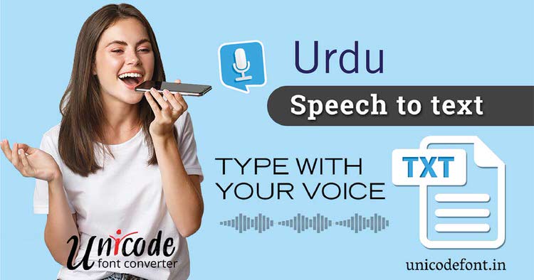 Urdu Voice Typing Unicode Font Converter